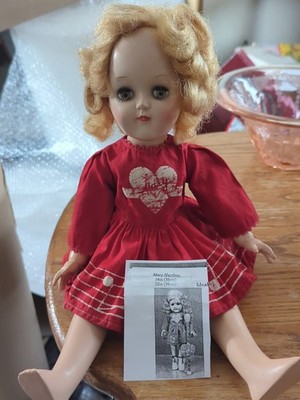 Vintage 1950's Ideal Mary Hartline Ideal 15" Doll with Original Dress ...