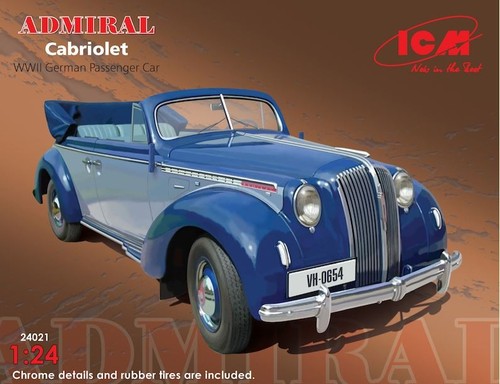 (ICM24021) - ICM 1:24 - Admiral Cabriolet WWII German Passenger Car | eBay