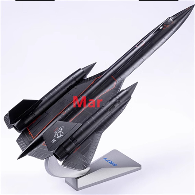 1:72 Scale SR-71 Blackbird Reconnaissance Aircraft Alloy Display Models ...