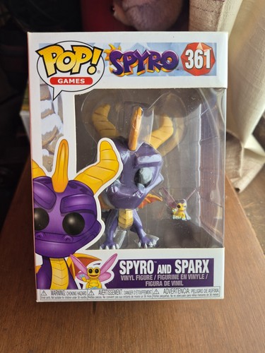 Funko POP! Games - Spyro The Dragon. Spyro & Sparx Figure + Gnasty ...