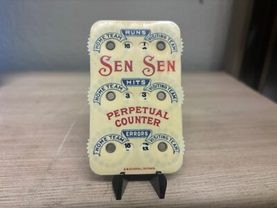 Early 1900's Sen-Sen Chewing Gum Advertising Baseball Scorer/Counter | eBay