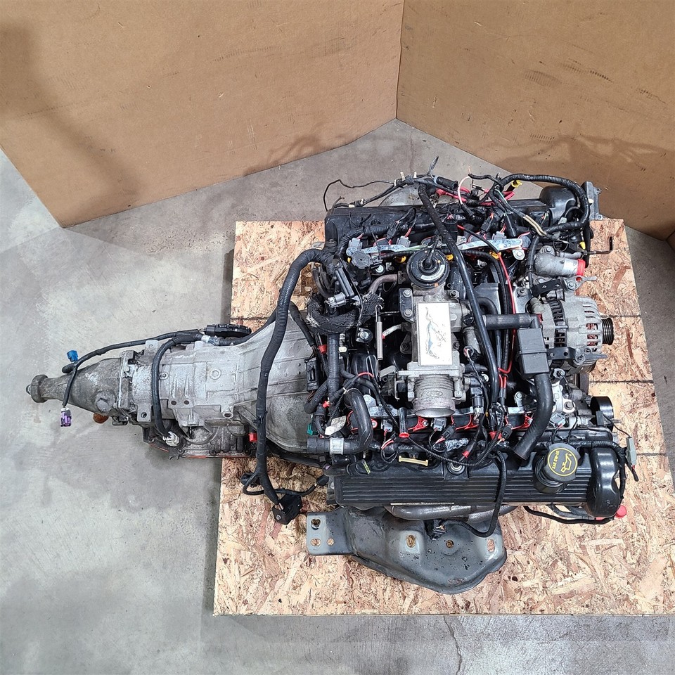2001 Mustang Gt 4.6 Sohc Engine Motor Drop Out Auto Transmission 111k ...