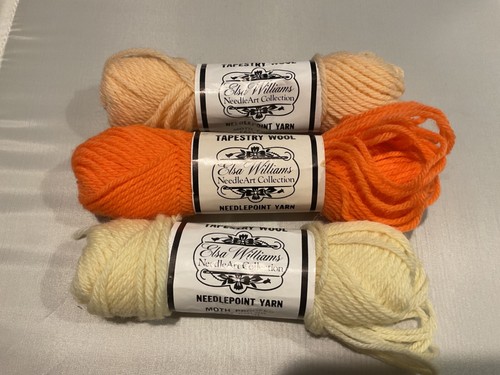 Elsa Williams needle art collection 3 skeins needlepoint wool yarn | eBay
