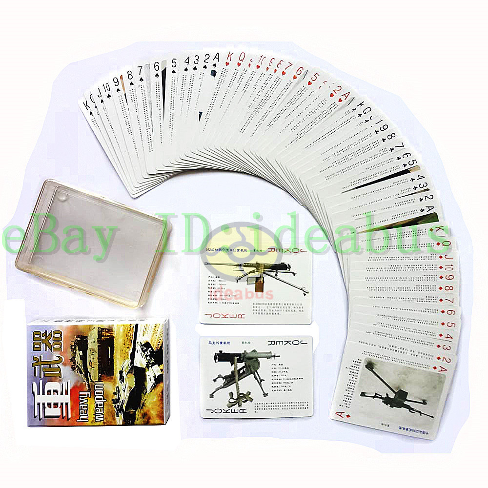 Collecting Military Playing card/Poker Deck 54 cards World Famous Heavy ...