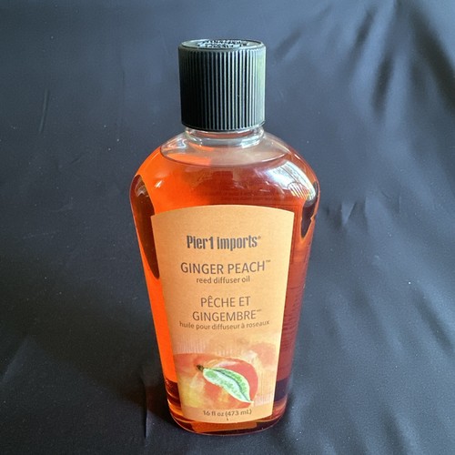 Pier 1 One Imports GINGER PEACH Reed Diffuser Oil 16fl oz Bottle Orange NEW Rare | eBay