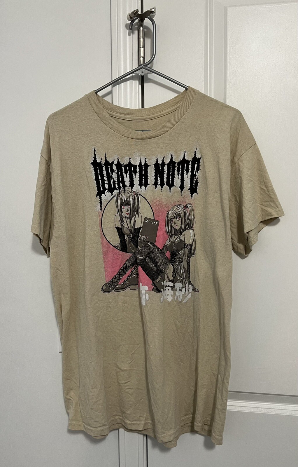 Men’s Vintage Graphic Death Note Misa Shirt Size Large - Gem