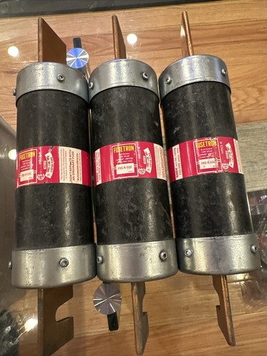 3 Lot - Fusetron FRS-R-500 Fuse 500 Amp 600V Dual Element Time Delay ...