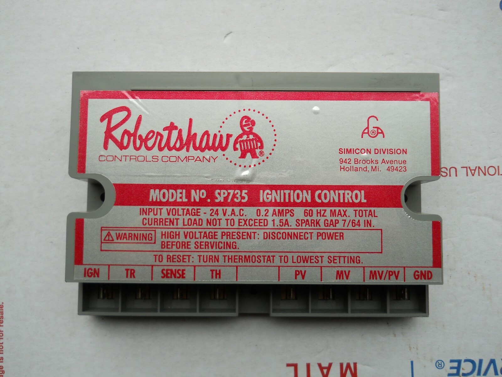 New OEM Robertshaw SP735 Ignition Control Module | eBay