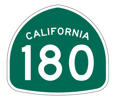 California State Route 180 Sticker Decal R1248 Highway Sign | eBay