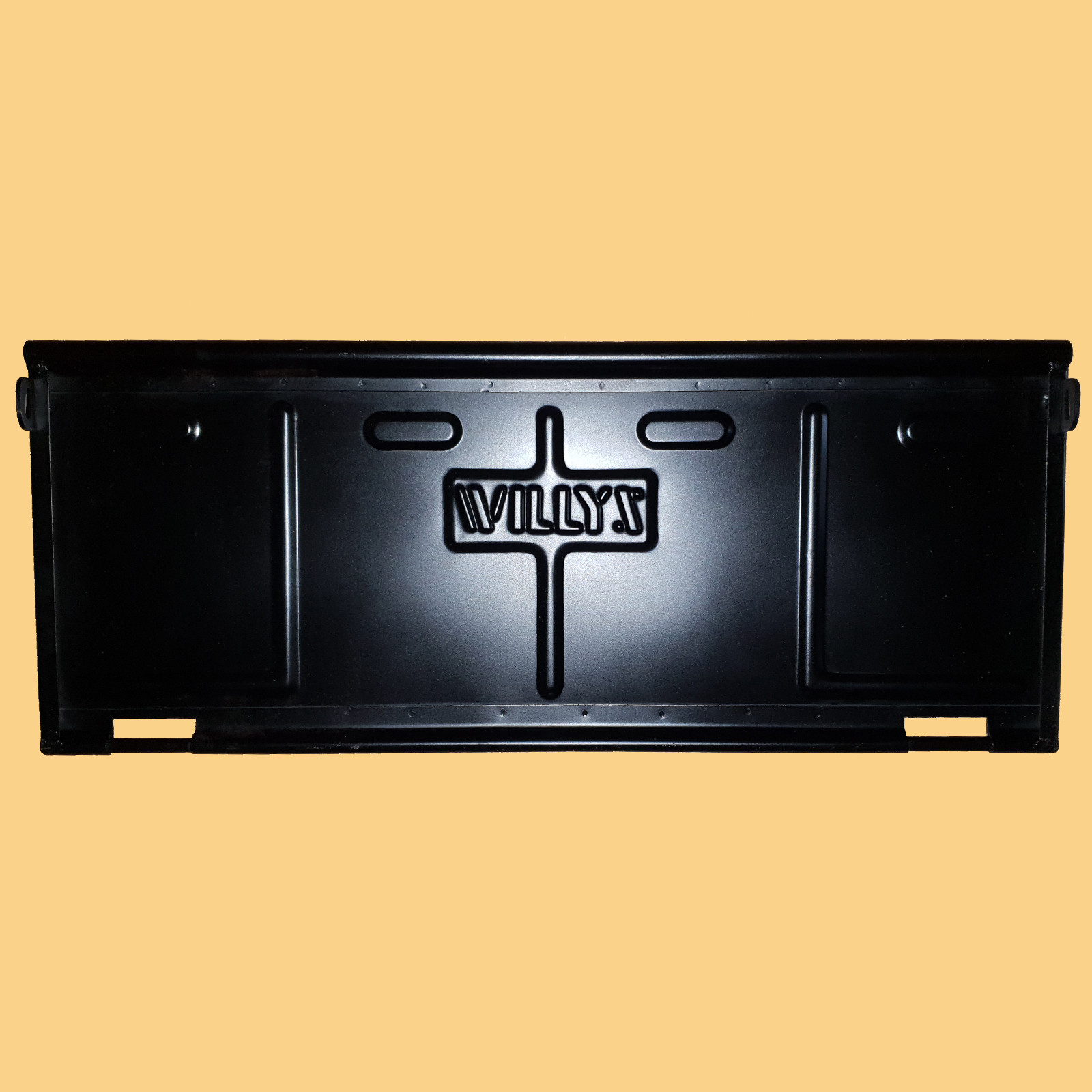 Heck Klappe WILLYS OVERLAND JEEP mit WILLYS Schrift , tail gate with ...