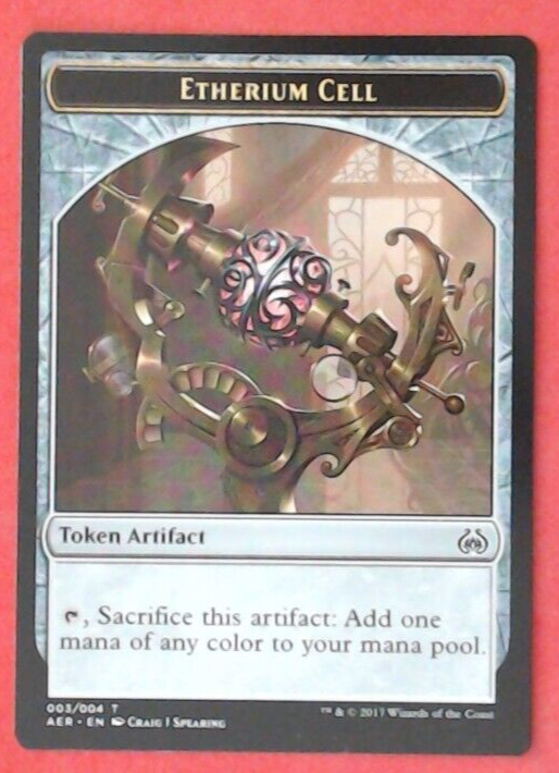 MTG (10) Etherium Cell Token - Aether Revolt (AER) 3/4 -Q38 | eBay