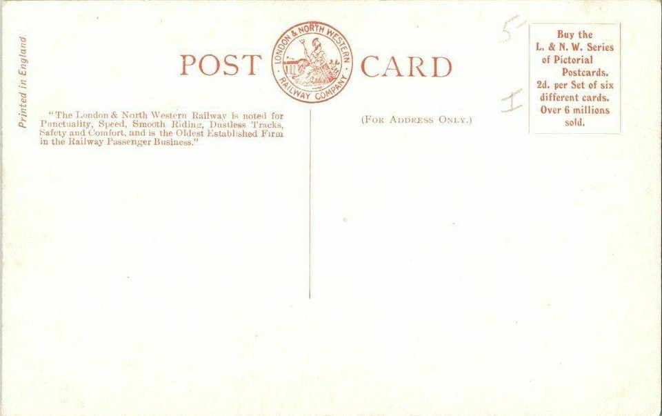 1915. DENBIGH HALL BRIDGE NEAR BLETCHLEY. L & NW RAILWAY. POSTCARD ...