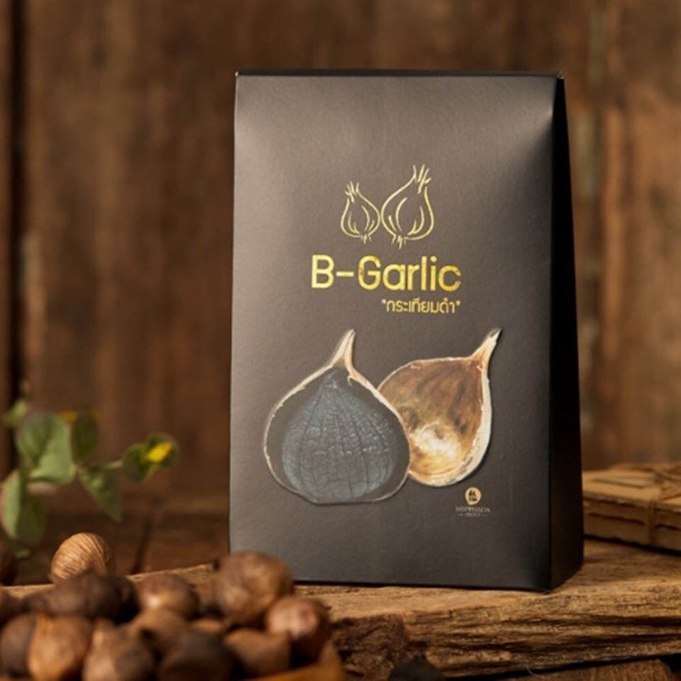 1x250g B-Garlic Thai Natural Black Garlic Health Blood Viscosity Fat ...