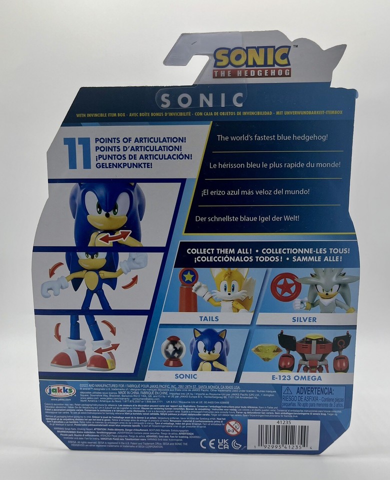 Sonic The Hedgehog SONIC 4" (41235) Action Figure With Invincible Item ...