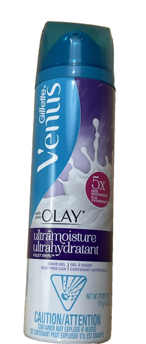 Gillette Venus Ultra Moisture Shave Gel w/ Olay Violet Swirl 6 oz ...