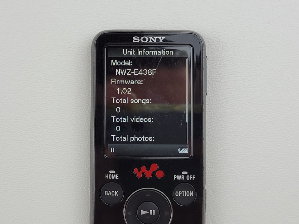 Sony Walkman E-Series NWZ-E438F - 8GB - Black - Digital Media MP3 ...
