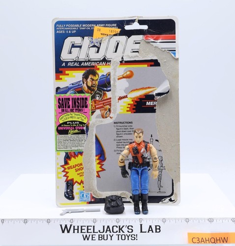 Mercer V1 100% Complete 22 Cardback 1987 G.I. Joe Hasbro Vintage Action ...