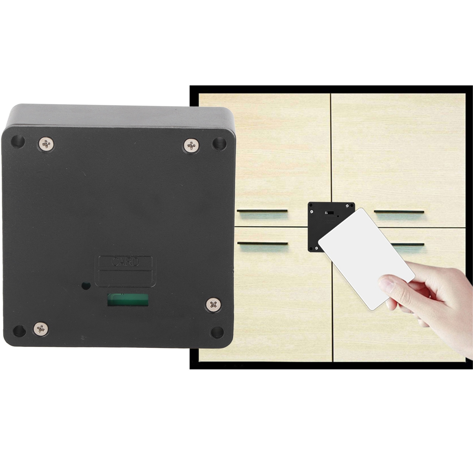 Keyless Door Locker Invisible Electronic Rfid Cabinet Lock Private ...