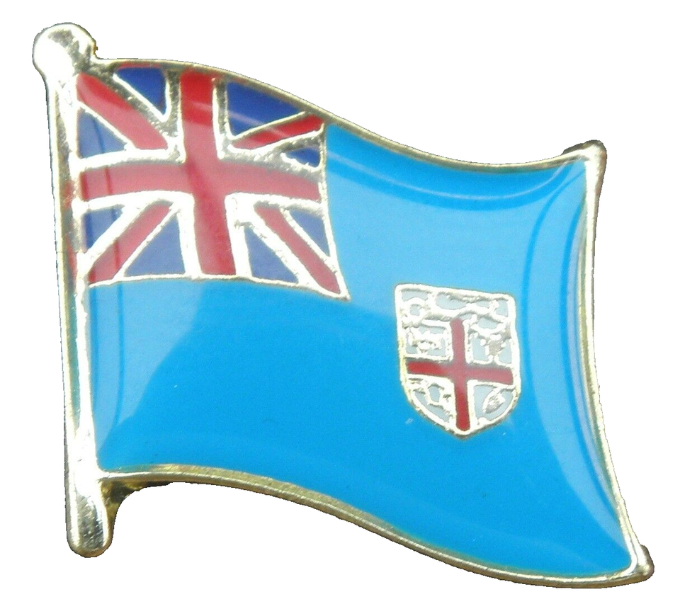 Fiji Flag Pin Badge Matanitu ko Viti Fijī Gaṇarājya Suva Brooch | eBay