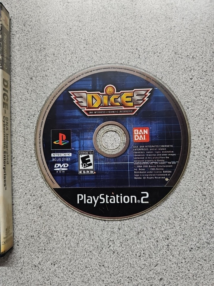 DICE DNA Integrated Cybernetic Enterprises (Sony PlayStation 2, PS2 ...