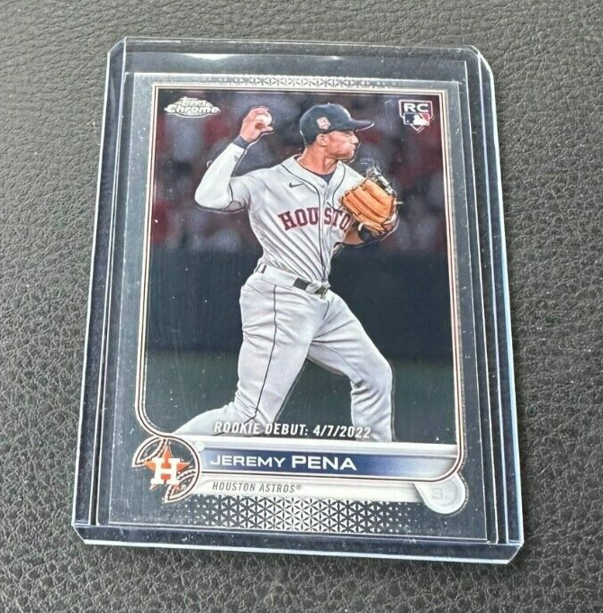 2022 Topps Chrome Update Jeremy Pena Rookie Debut | eBay