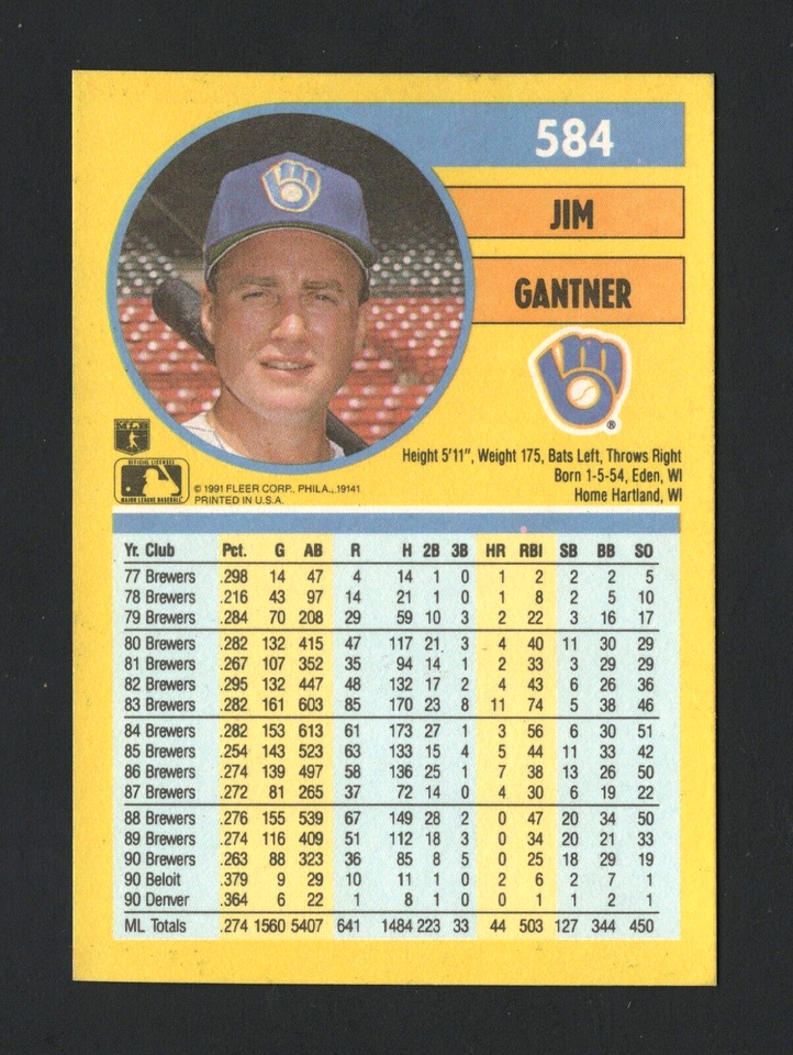 1991 Fleer Football Card Error Alfred Anderson Minnesota Vikings w ...