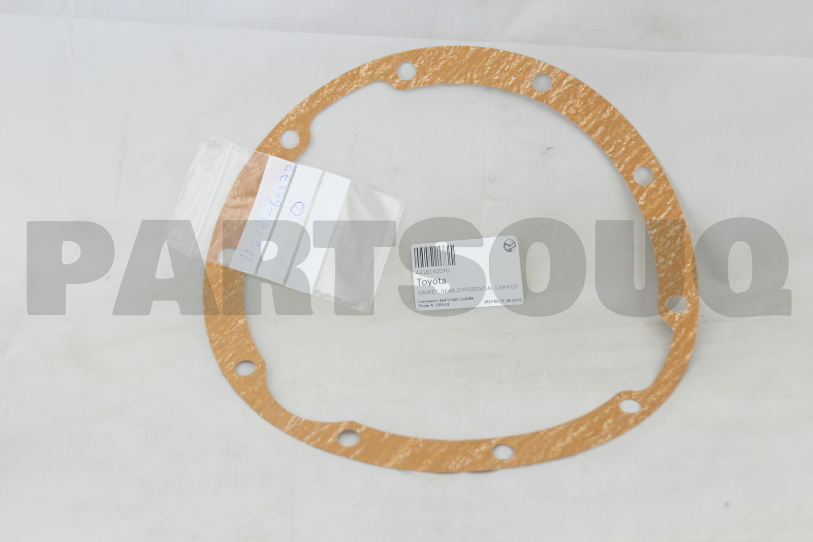 4218160070 Genuine Toyota GASKET, REAR DIFFERENTIAL CARRIER 42181-60070 ...