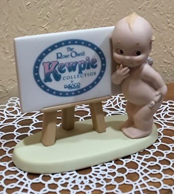 Vintage Enesco The Rose O'neill Kewpie Collection Dealer Sign 1991 | eBay