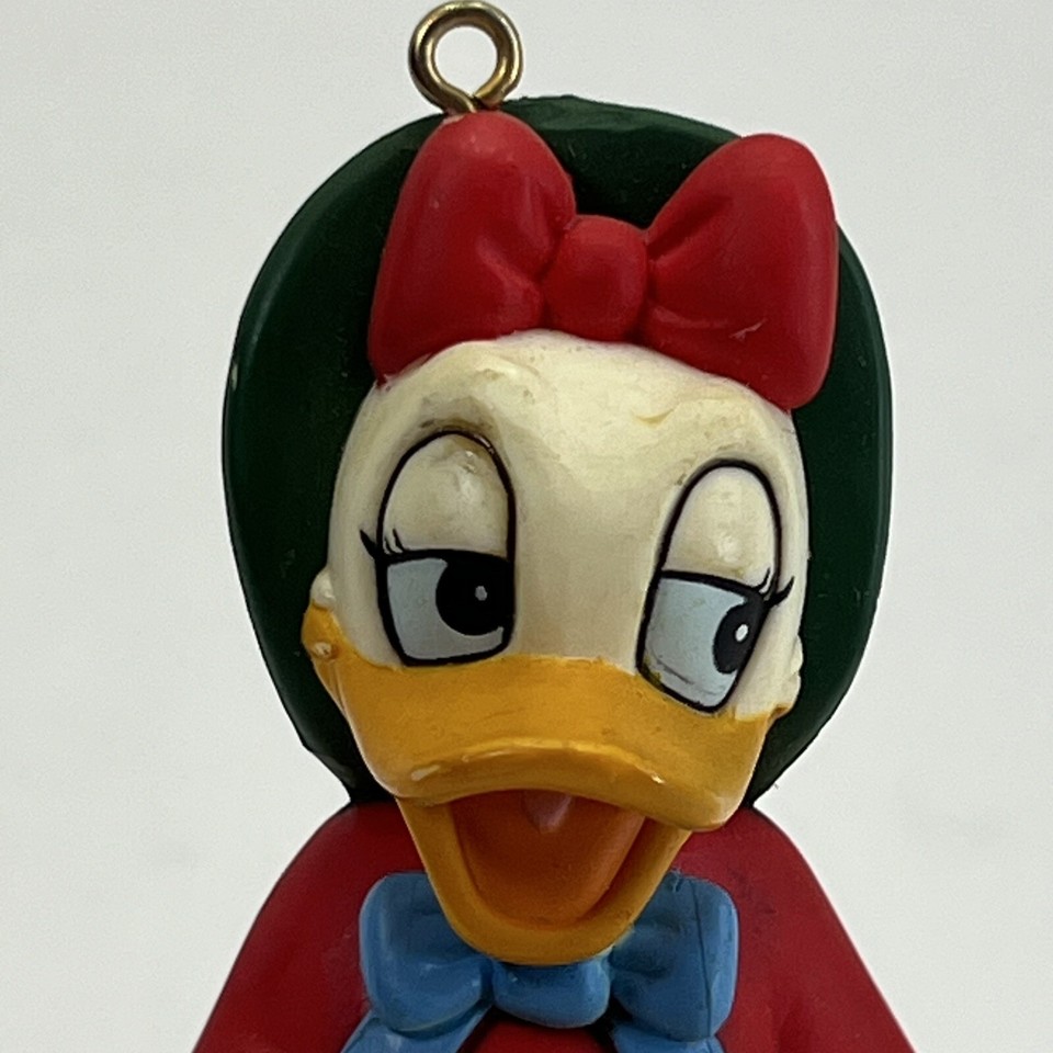 Daisy Duck Singing Carols Disney Character Christmas Ornament from 1987 ...