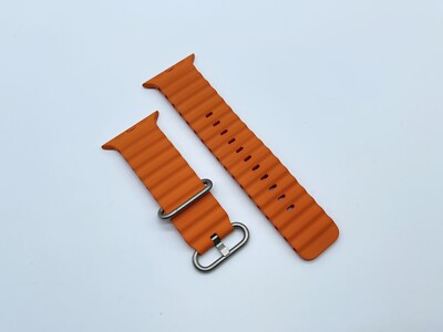 Genuine Apple Watch Ultra Strap ORANGE OCEAN BAND 49mm 46mm 45mm 44mm ...