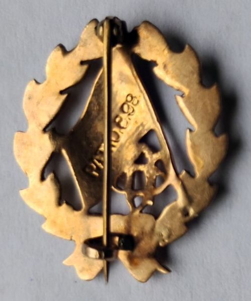 UDC United Daughters Of The Confederacy 14K Gold Pin Early 1900s PAT.10 ...
