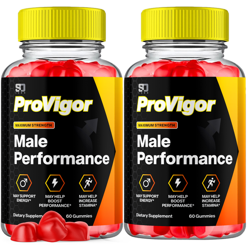 (2 Pack) ProVigor Gummies For Men - Advanced Formula Vitamin Supplement ...