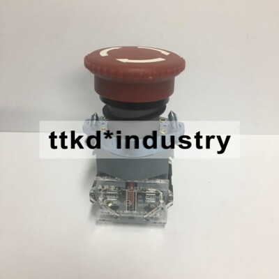 5PCS Rotary reset emergency stop button LA39-A1-R11Z/R, one open and ...