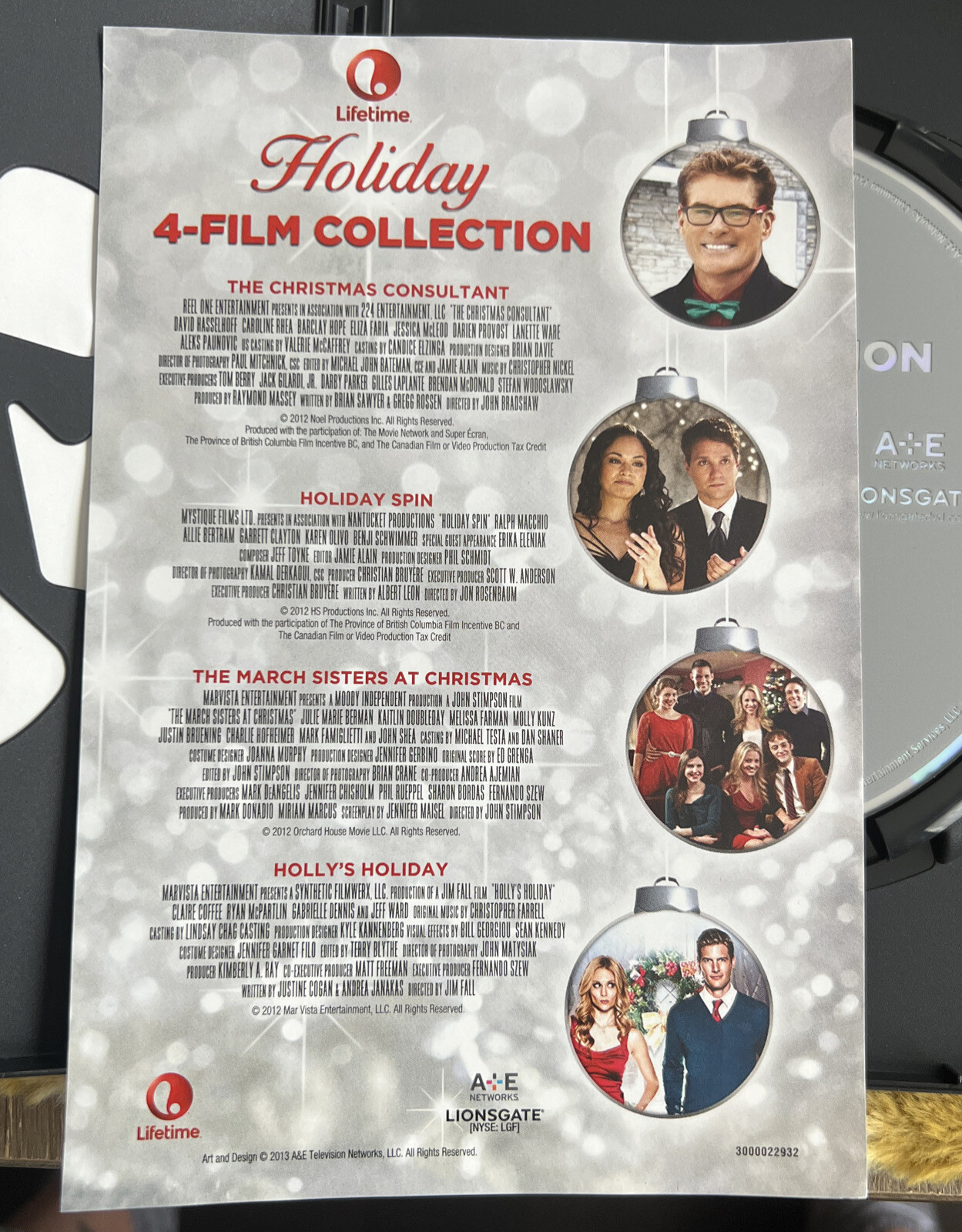 Lifetime Holiday 4-Film Collection Christmas Movie Package DVDs ...
