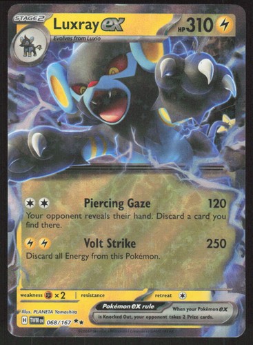 Pokemon TCG Twilight Masquerade #068/167 Luxray EX NM | eBay