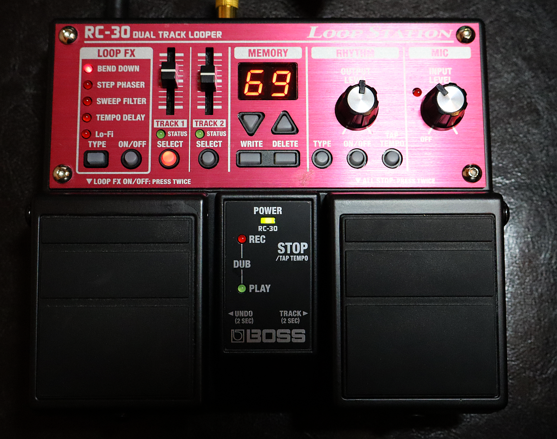 Boss RC-30 Loop Station Looper Sampler Effects Guitar Pedal, and box ...