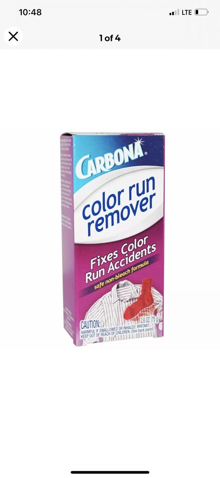 Carbona Color Run Remover - 2.6 oz Brand New | eBay