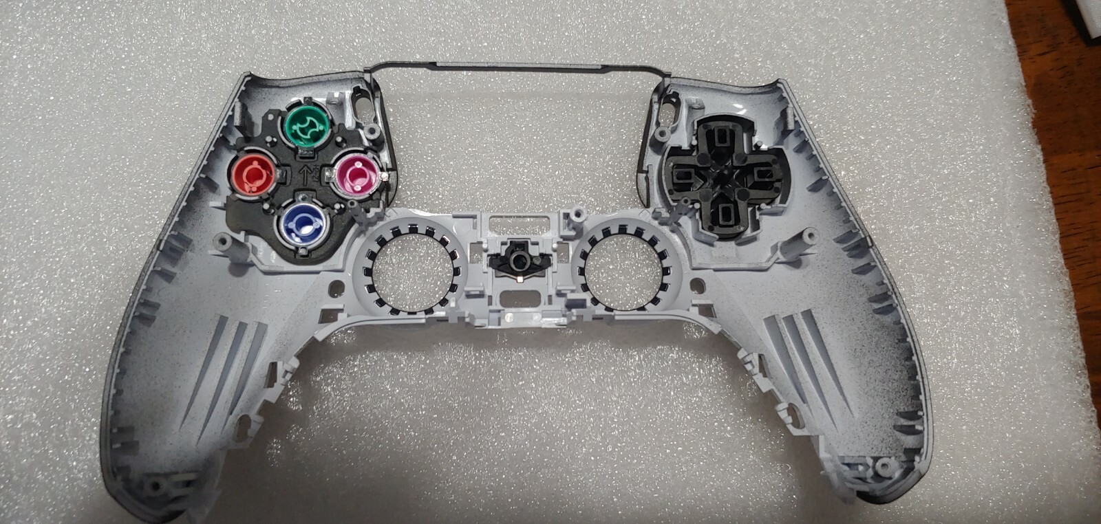 Ps5 controller (ps2 retro themed buttons) and colorized ps logo | eBay