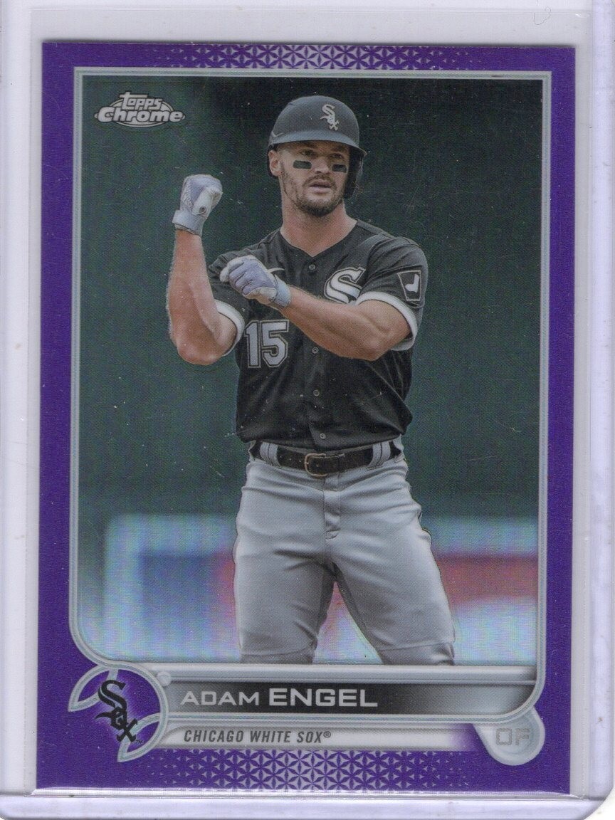 2022 Topps Chrome Update Purple #7 Adam Engel Chicago White Sox | eBay