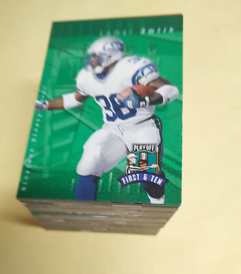 1997 Playoff First & Ten Complete Set 250 Cards Tiki Barber RC Barry ...