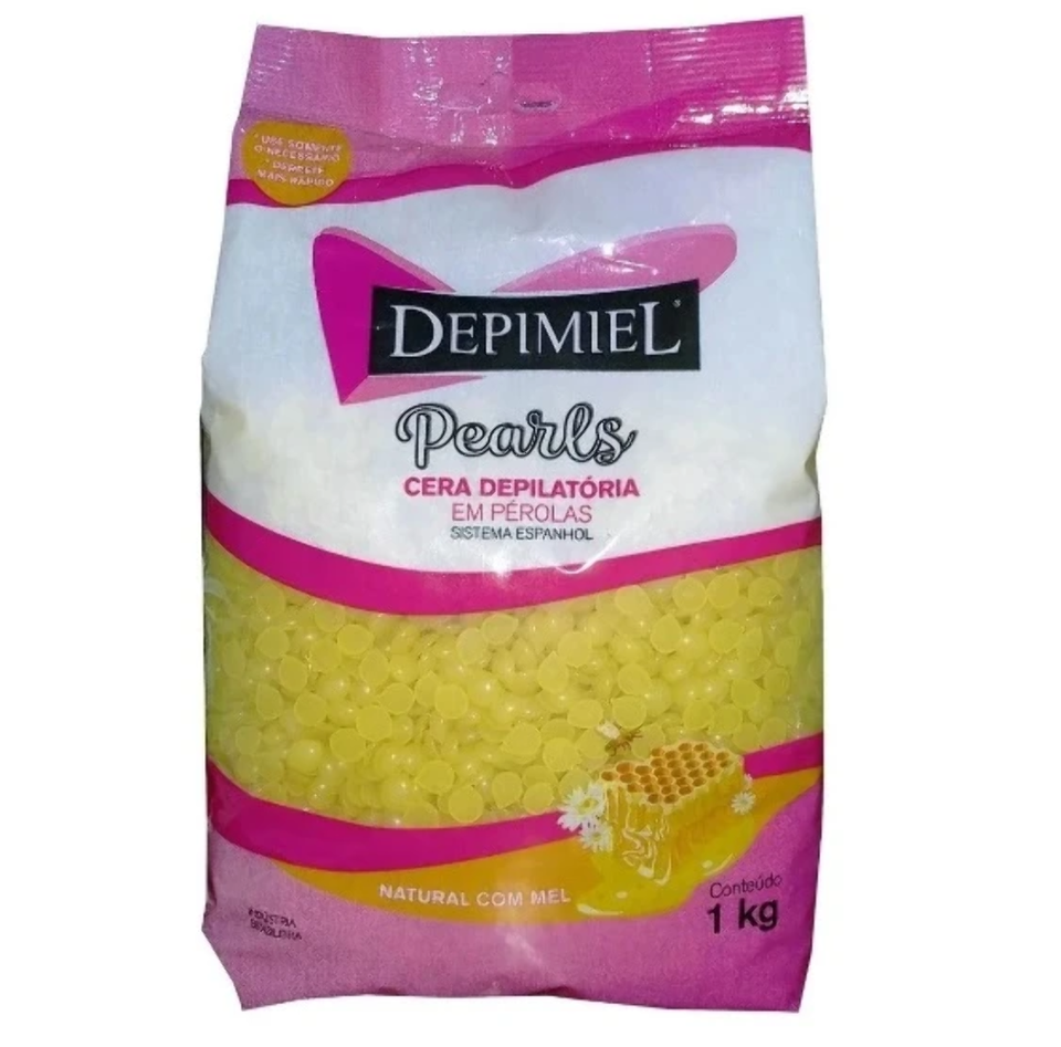 Lot of 6 Depilation Hair Removal Hot Wax Pearl Classic Honey Natural ...
