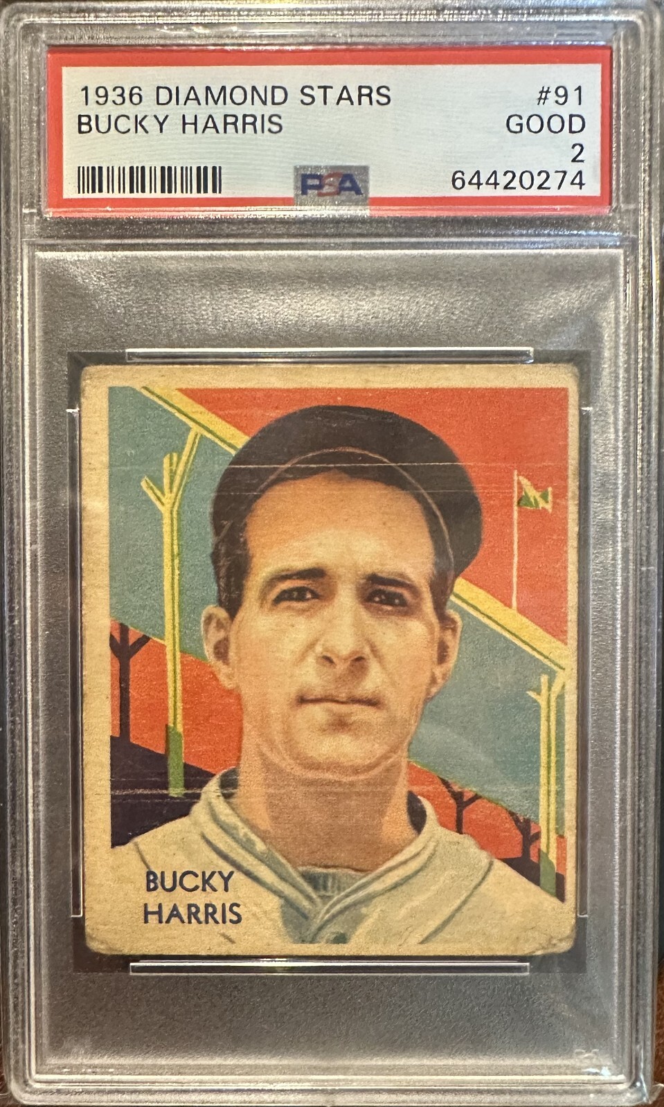 1934-36 National Chicle Diamond Stars - R327 #91 Bucky Harris (RC) for ...