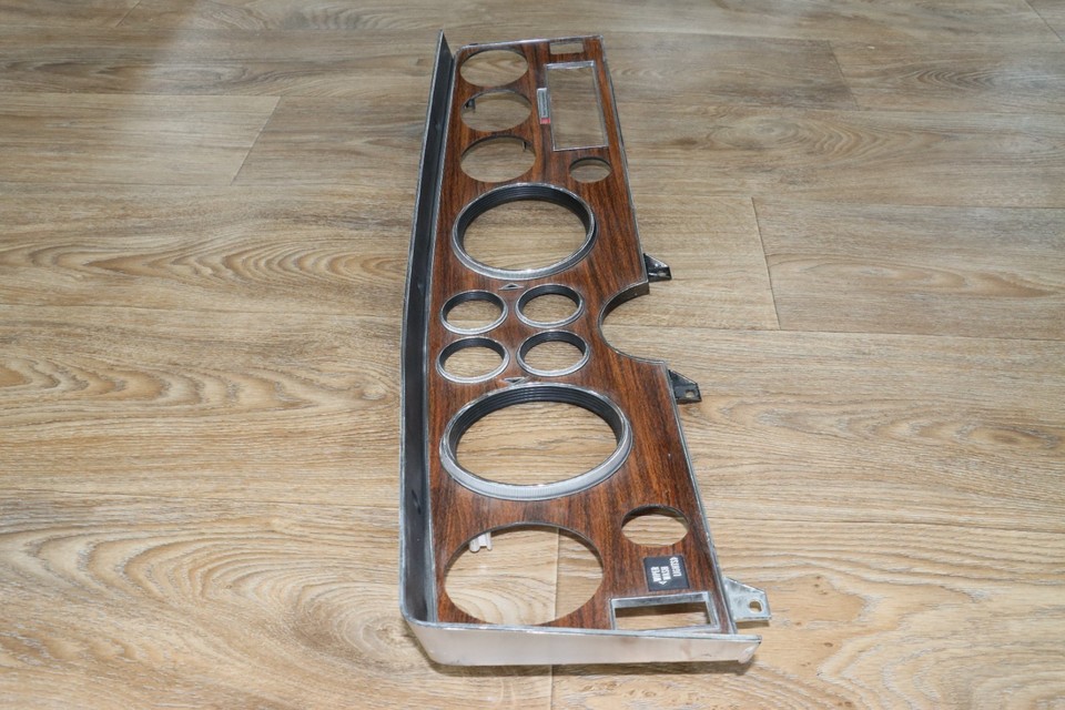 NOS GM 417142 Pontiac LeMans and Grand Prix 1973-1979 Wood Grain Dash ...