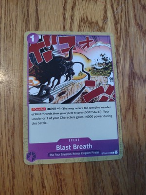 One Piece Card Game: Blast Breath ST04-016;C | eBay