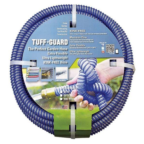 Tuff Guard 001-0106-0300 5/8 In Id X 25 Ft L Water Hose, Rubber Tube ...