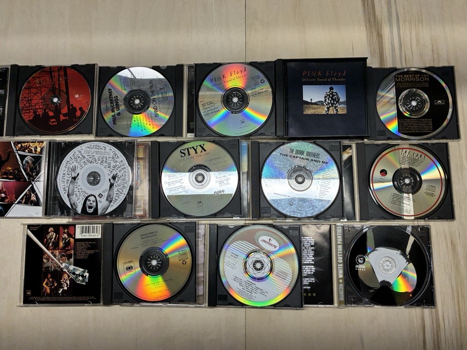 Lot Of 44 Assorted & Random Rock Music CD's - No Duplicates - All In ...