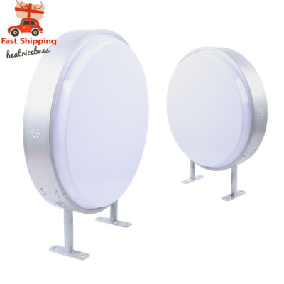 24" LED Double Sided Round Light Box Outdoor Sign Advertising ...