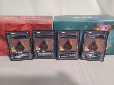 Star Wars CCG Card "Dathcha" Set of 4 Black Border | eBay