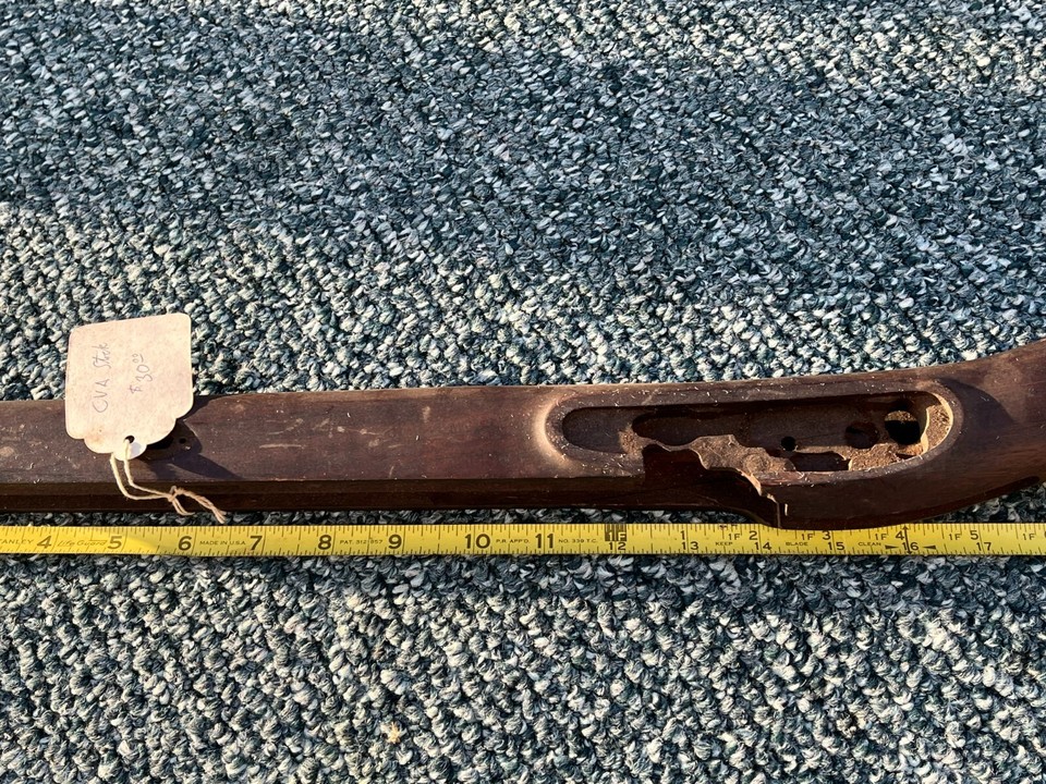 Solid Wood CVA Rifle Stock Musket Side Lock Muzzle Loader approx 21 ...