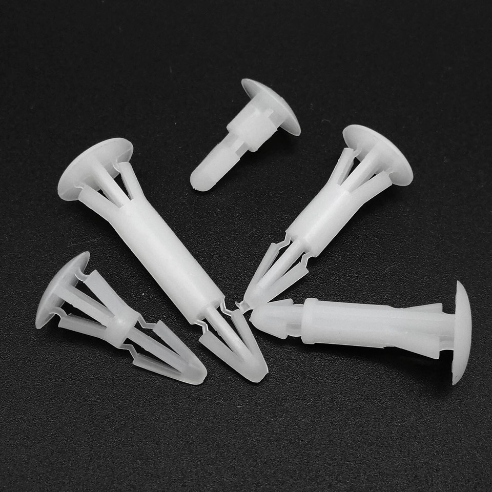 50pc Nylon Plastic Standoff Spacer Rivet Push In Fixed Support PCB ...